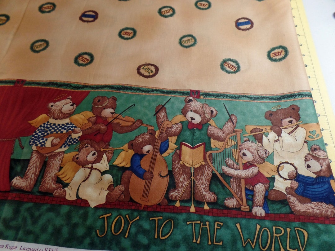 Retired Christmas Fabric "joyful Angels" by Teresa Kogut for SSI - Etsy