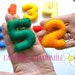 FELT MAGNET NUMBERS From 1 to 10 , Magnet Numbers , Colorful Numbers - Etsy