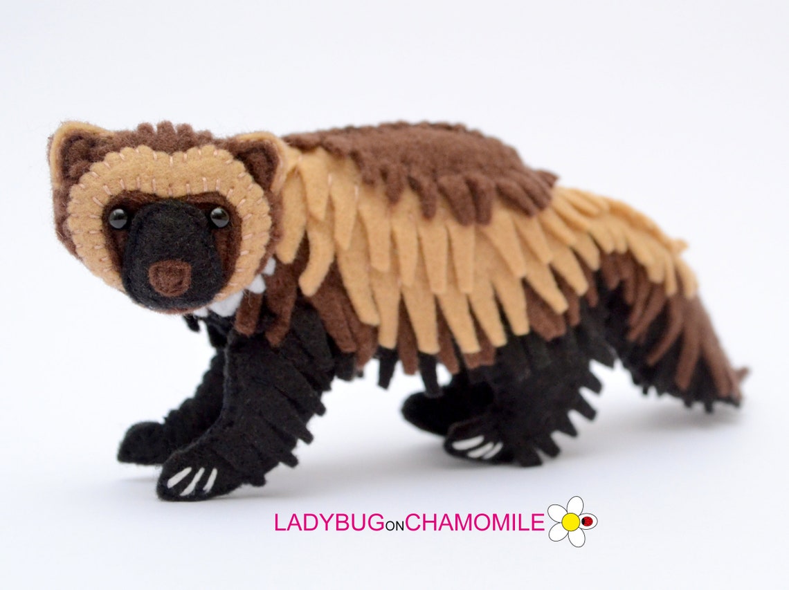 WOLVERINE Felt Toy, Ornament - Etsy