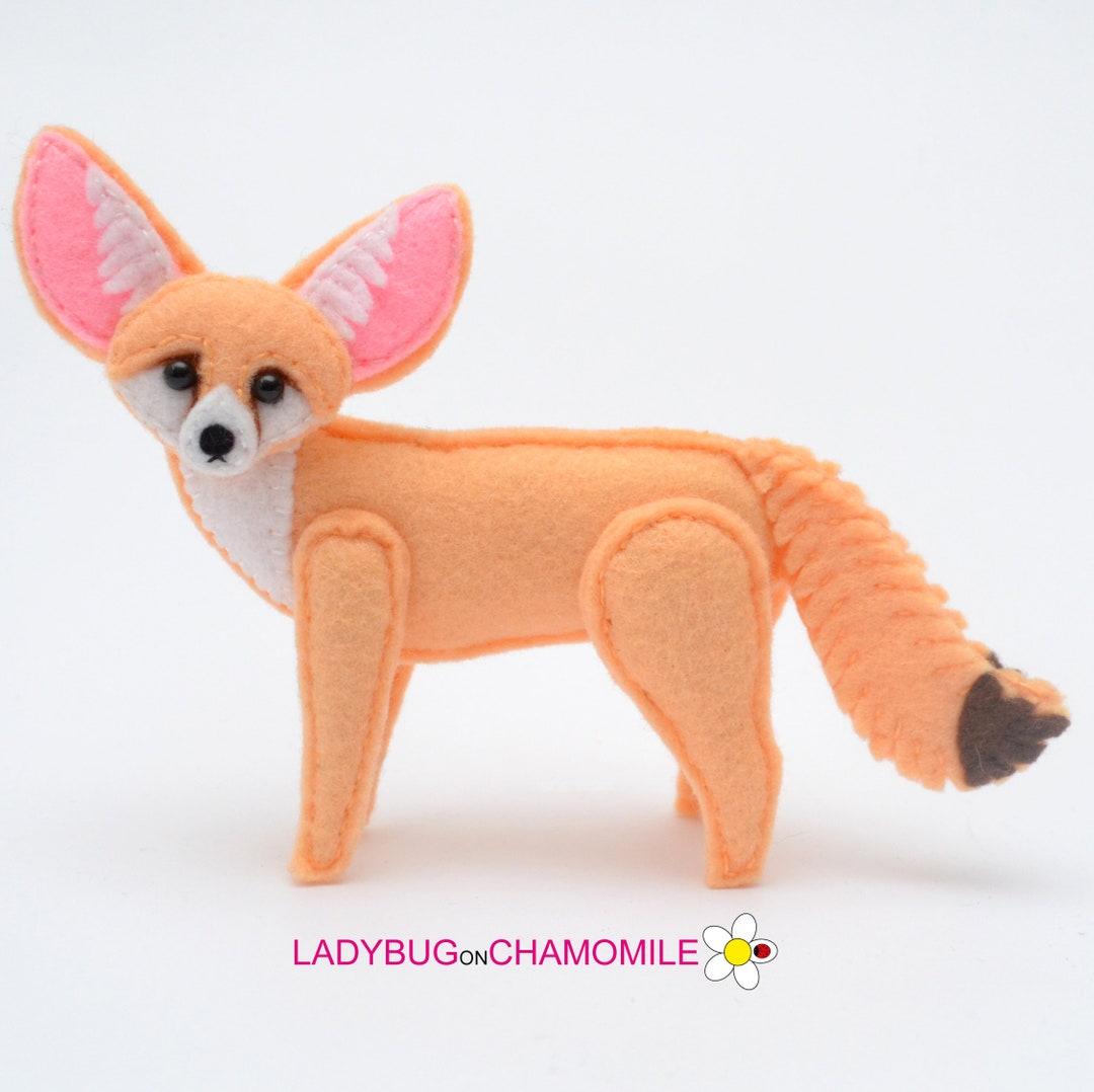 FENNEC FOX Felt Toy, Ornament, Magnet - Etsy