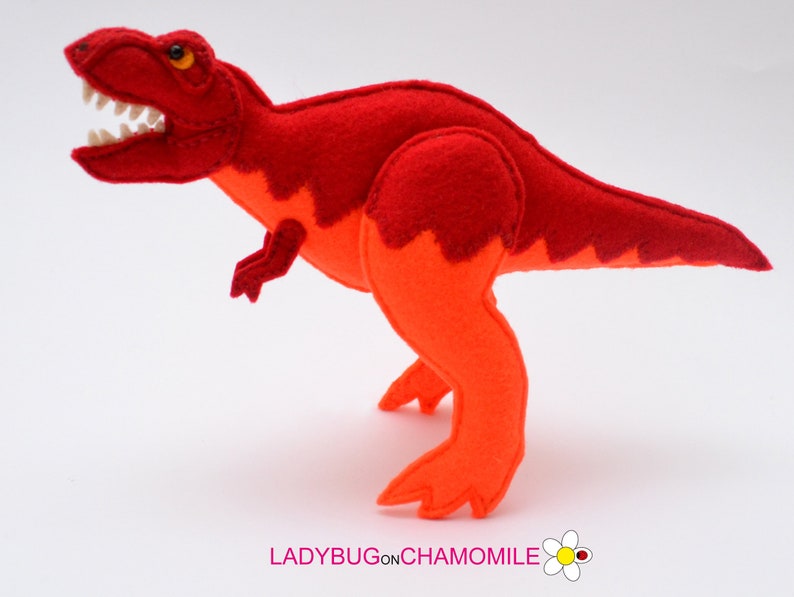 Felt T-REX (TYRANNOSAURUS) Dinosaur Ornament, Toy - Etsy
