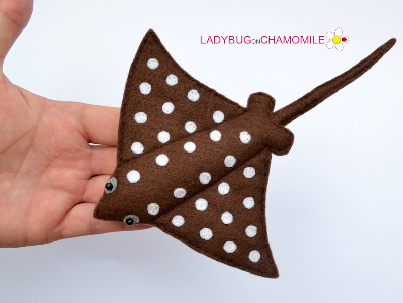 Eagle RAY MANTA RAY Cownose Ray Felt Toy Ornament Magnet - Etsy