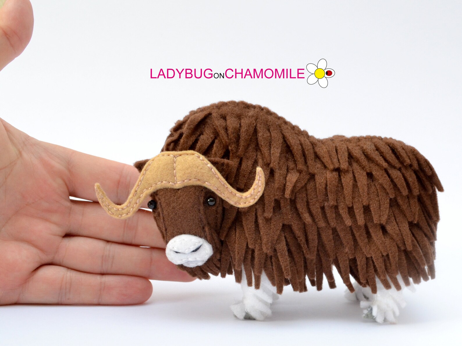 MUSK OX Felt Toy Ornament - Etsy