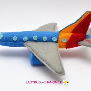AIRPLANE Felt Ornament, Toy - Etsy