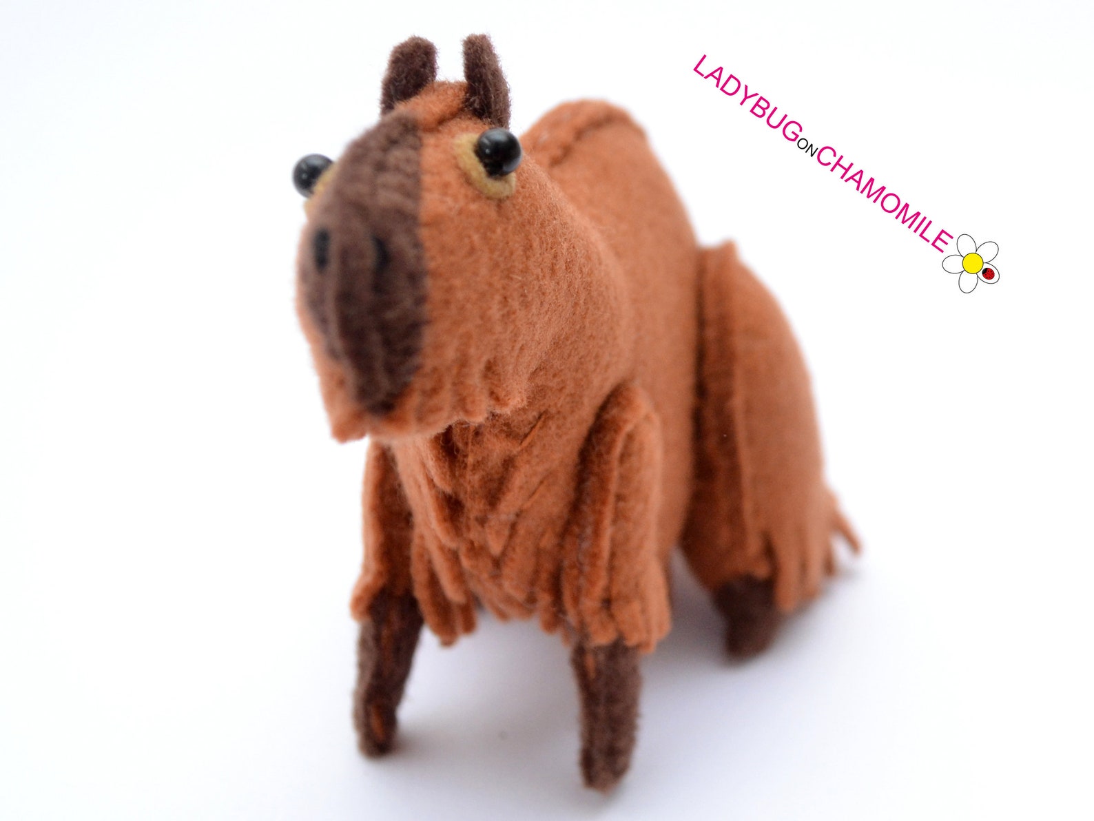 CAPYBARA Felt Toy, Ornament, Magnet - Etsy