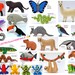 AMAZON RAINFOREST ANIMALS Felt Toys, Ornaments,magnets - Etsy