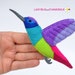 HUMMINGBIRD COLIBRI Felt Toy, Ornament, Magnet - Etsy