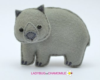 Wombat Toy - Etsy