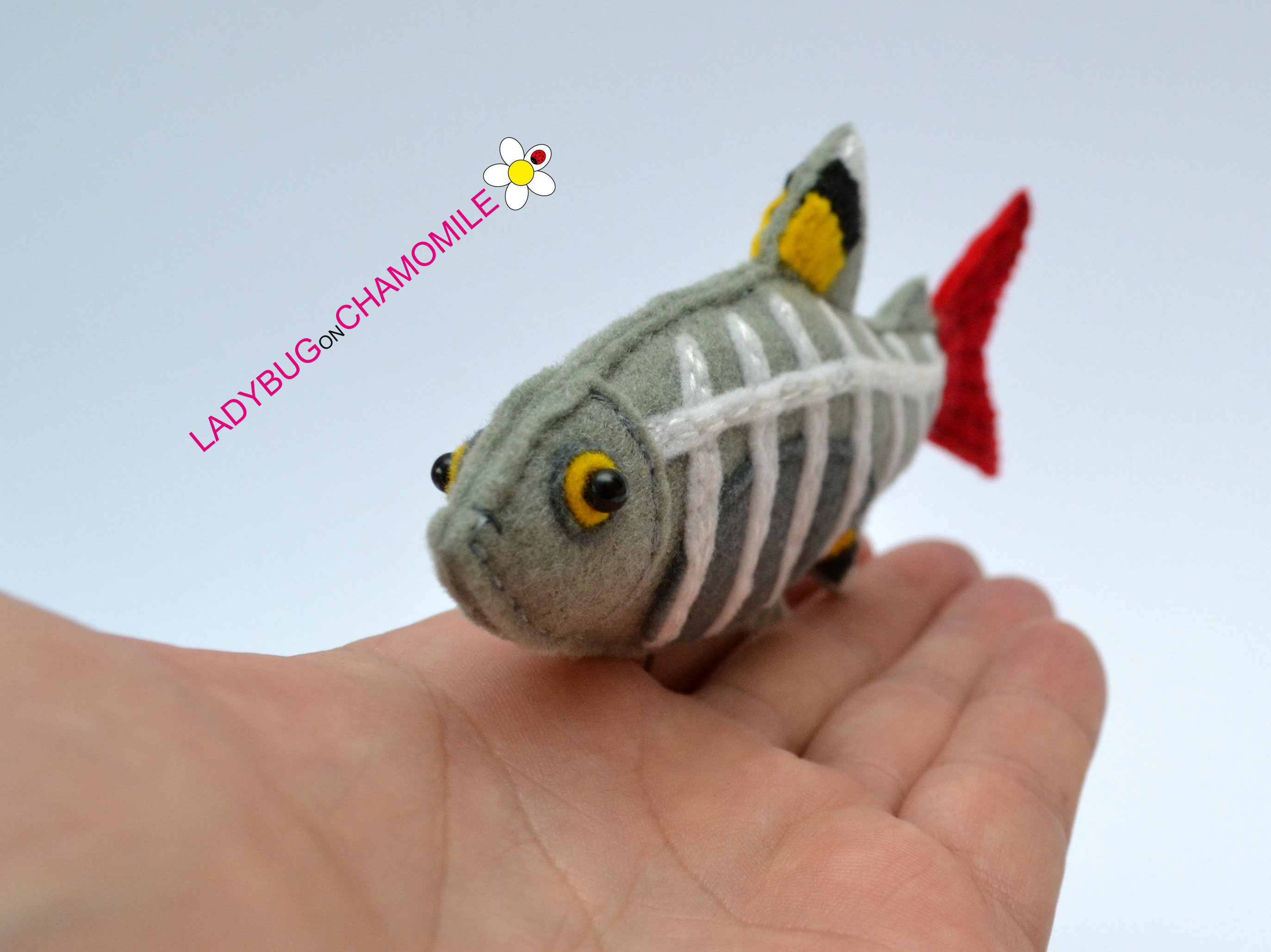 X-RAY FISH Felt Toy, Ornament, Magnet - Etsy