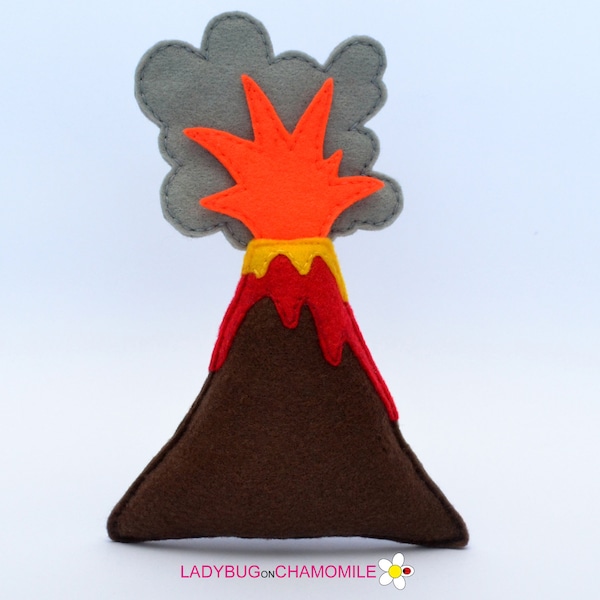 Volcano Magnet - Etsy