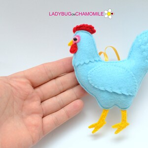 CHICKEN (HEN) Felt Toy, Ornament, Magnet - Etsy