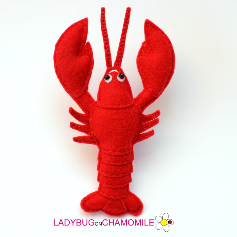 Felt Lobster - Etsy