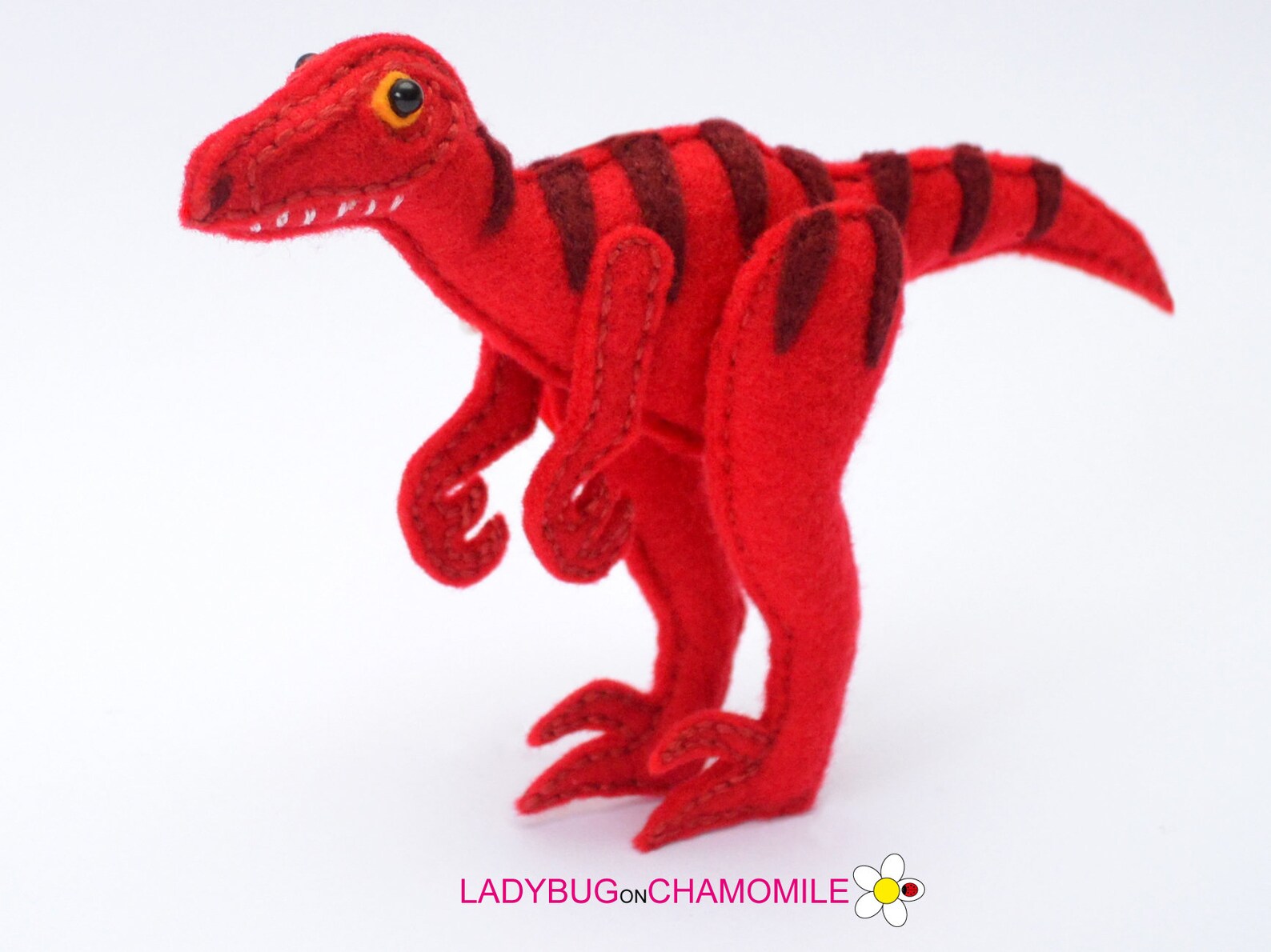 Felt VELOCIRAPTOR RAPTOR Ornament Toy | Etsy