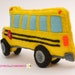 Felt SCHOOL BUS, Stuffed Felt School Bus Ornament, Toy. - Etsy