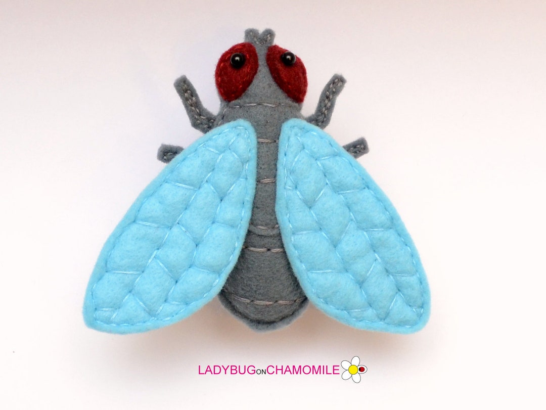 FLY (INSECT) Felt Toy, Ornament, Magnet - Etsy