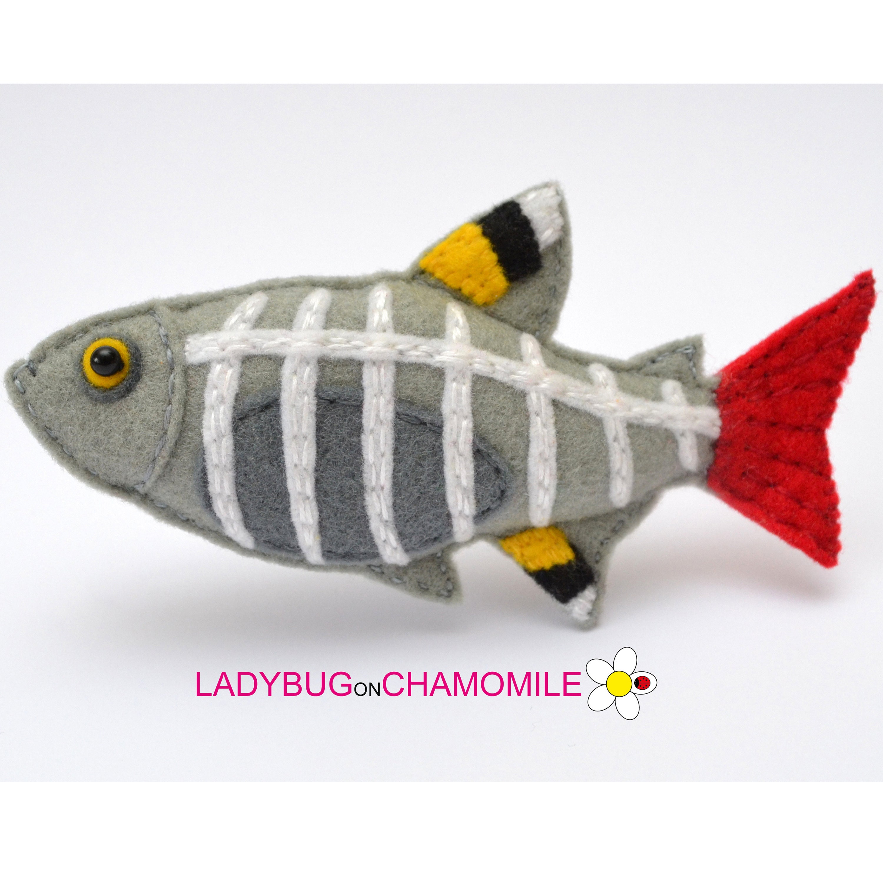 X-RAY FISH Felt Toy, Ornament, Magnet - Etsy