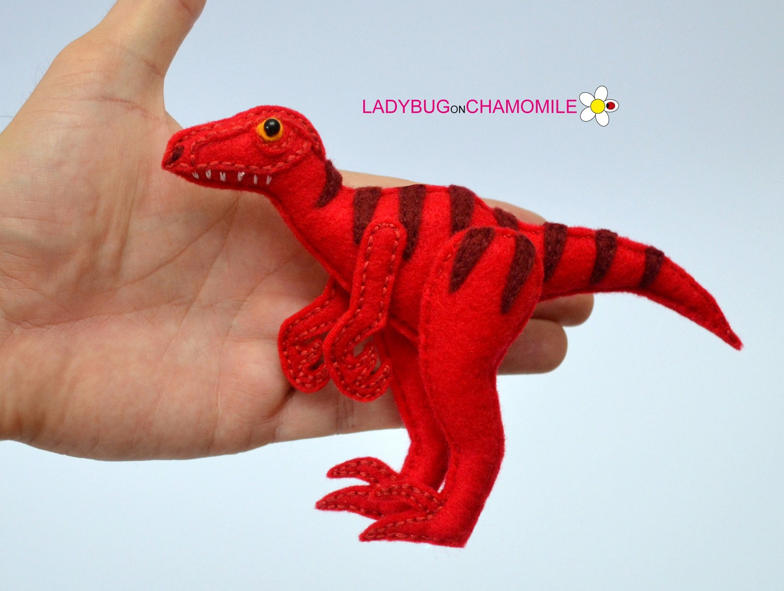 Felt VELOCIRAPTOR RAPTOR Ornament Toy | Etsy