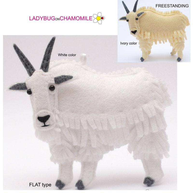 Wool Felt Goat - Etsy