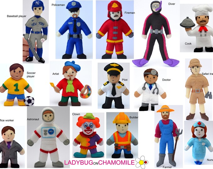 HANDMADE TOYS & ORNAMENTS by LADYBUGonCHAMOMILE on Etsy