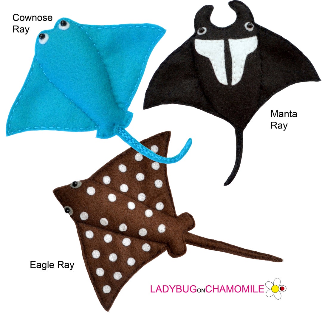 Eagle RAY, MANTA RAY, Cownose Ray Felt Toy, Ornament, Magnet - Etsy