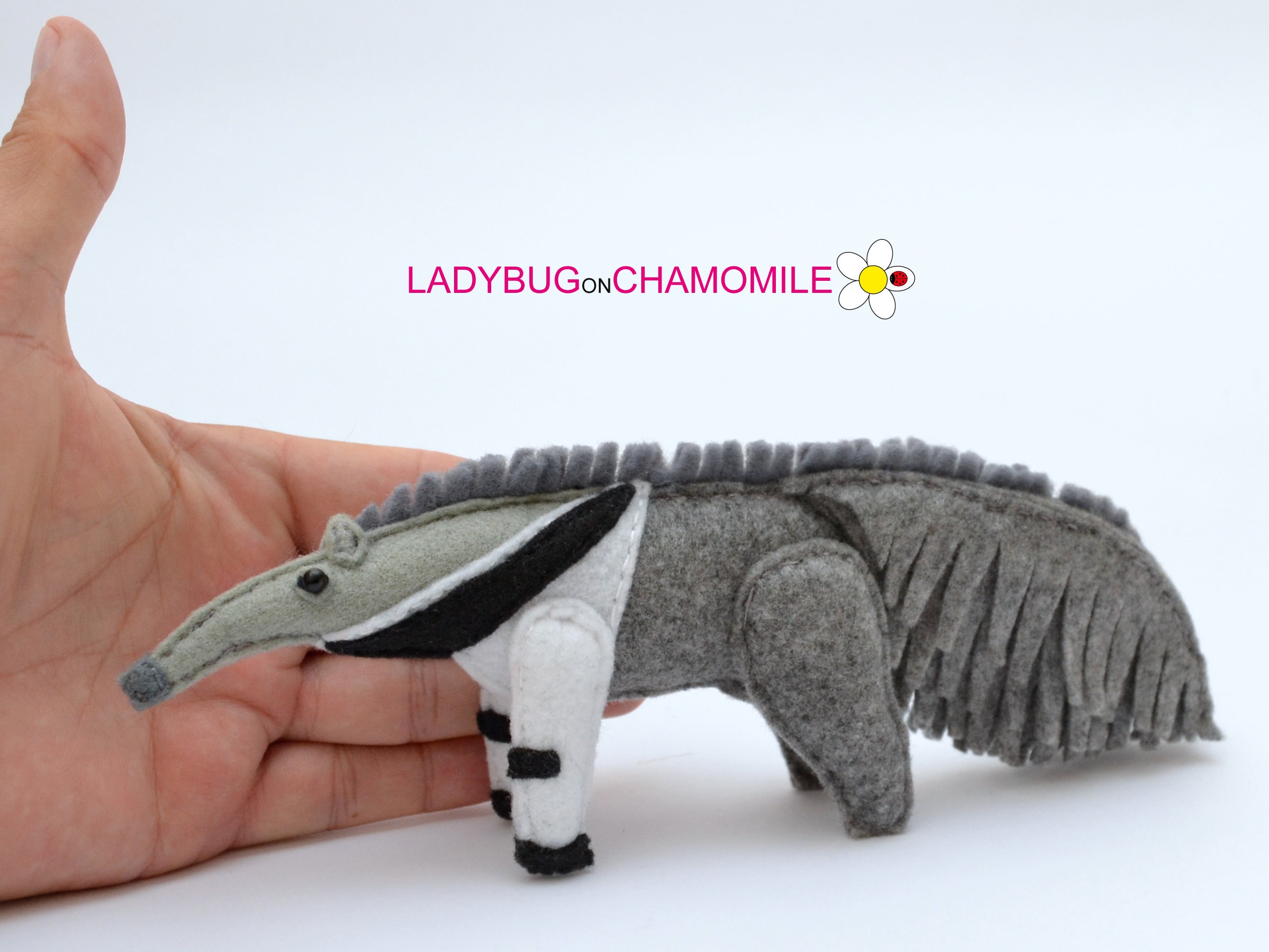 ANTEATER Felt Toy, Ornament, Magnet - Etsy