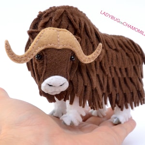 MUSK OX Felt Toy, Ornament - Etsy