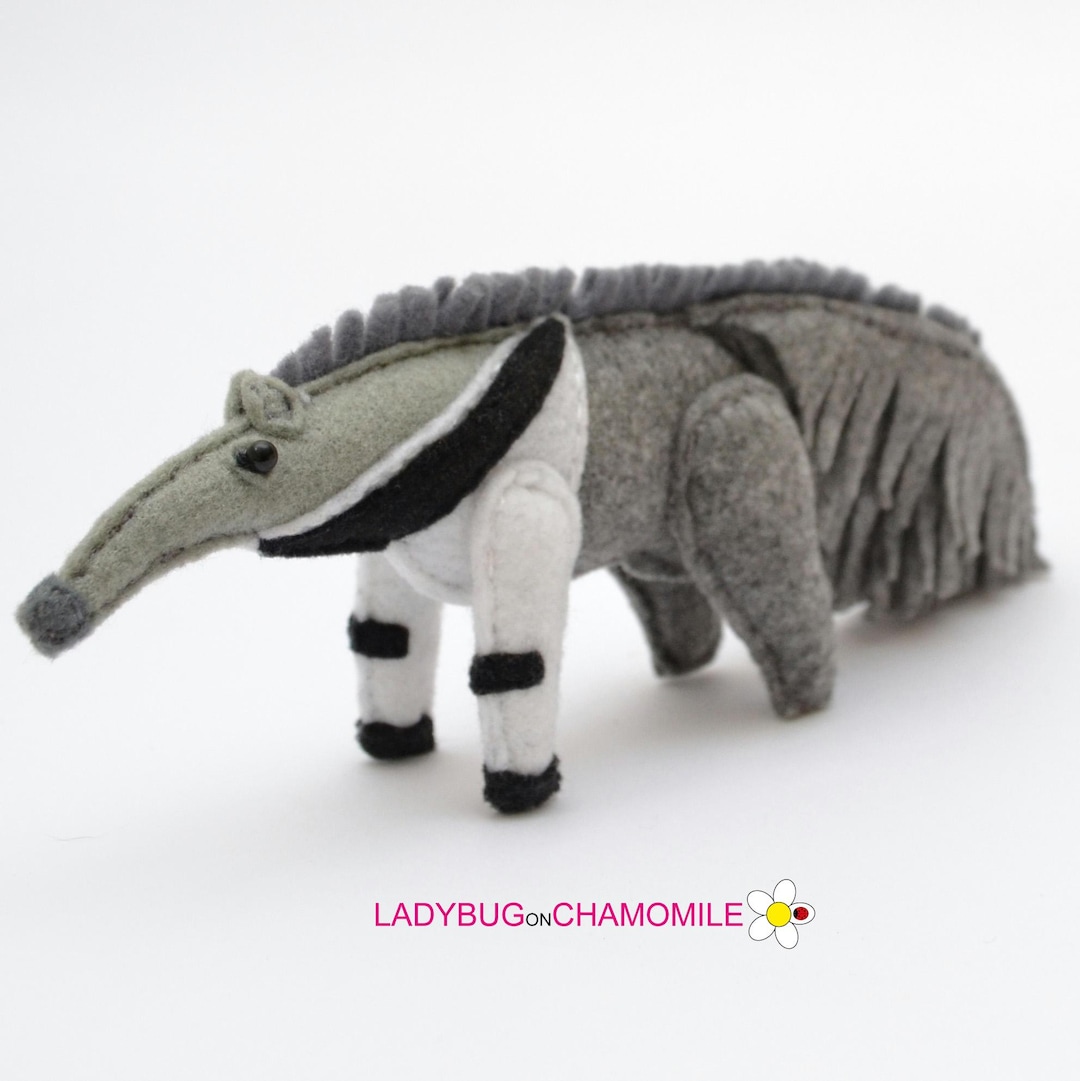 ANTEATER Felt Toy, Ornament, Magnet - Etsy