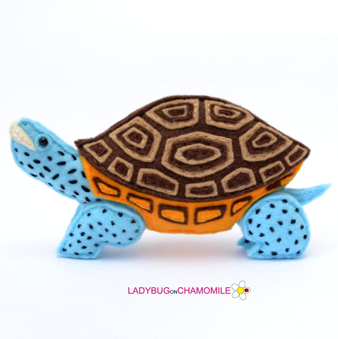 TERRAPIN Turtle Felt Toy, Ornament - Etsy