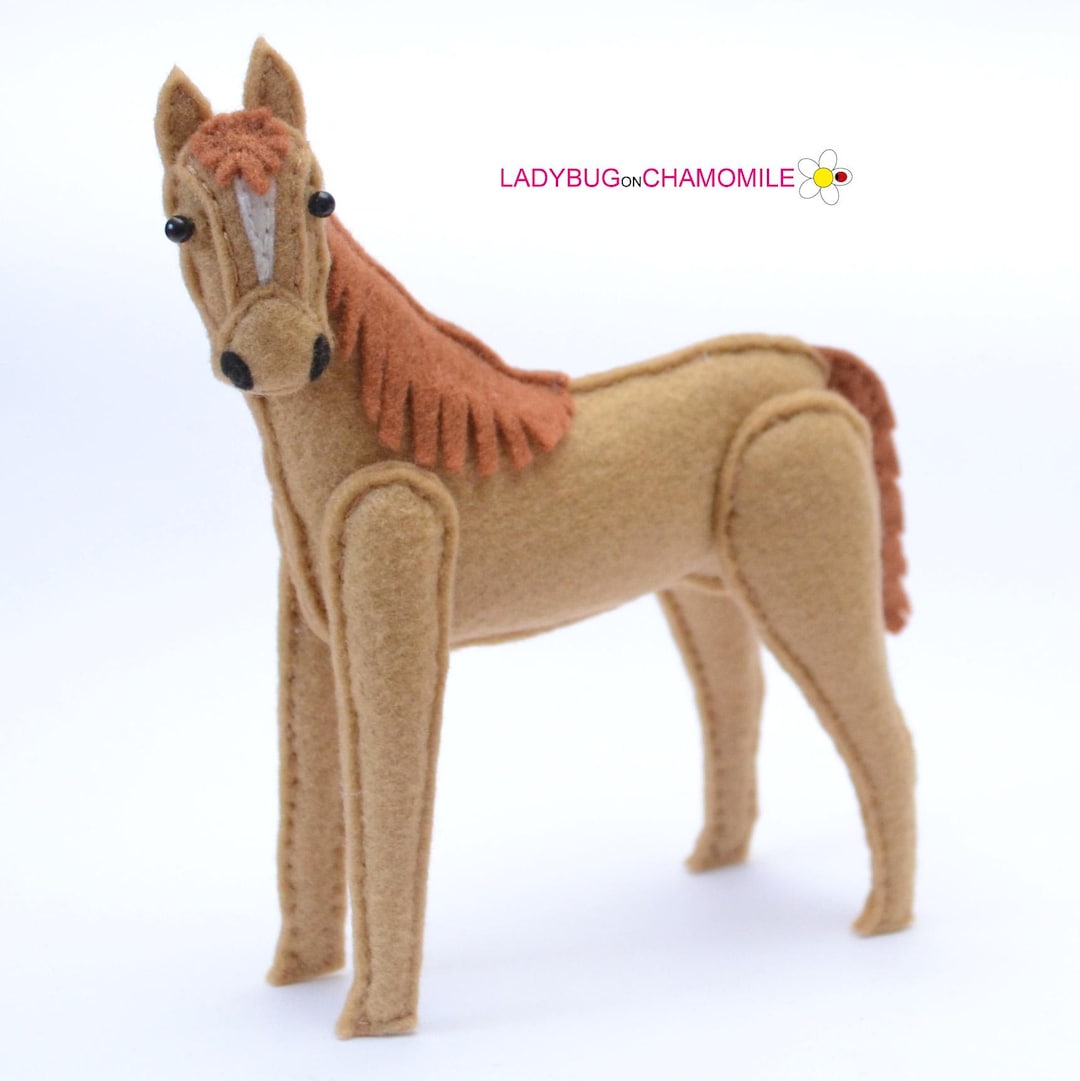 HORSE Felt Toy, Ornament, Magnet - Etsy