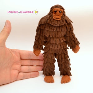 Felt YETI, BIGFOOT, SASQUATCH Toy, Ornament - Etsy