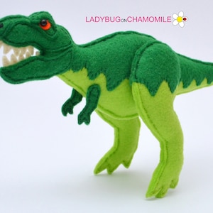 Felt T-REX (TYRANNOSAURUS) Dinosaur Ornament, Toy - Etsy
