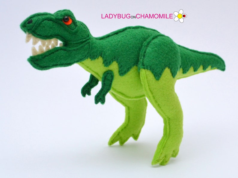 Felt T-REX TYRANNOSAURUS Dinosaur Ornament Toy | Etsy