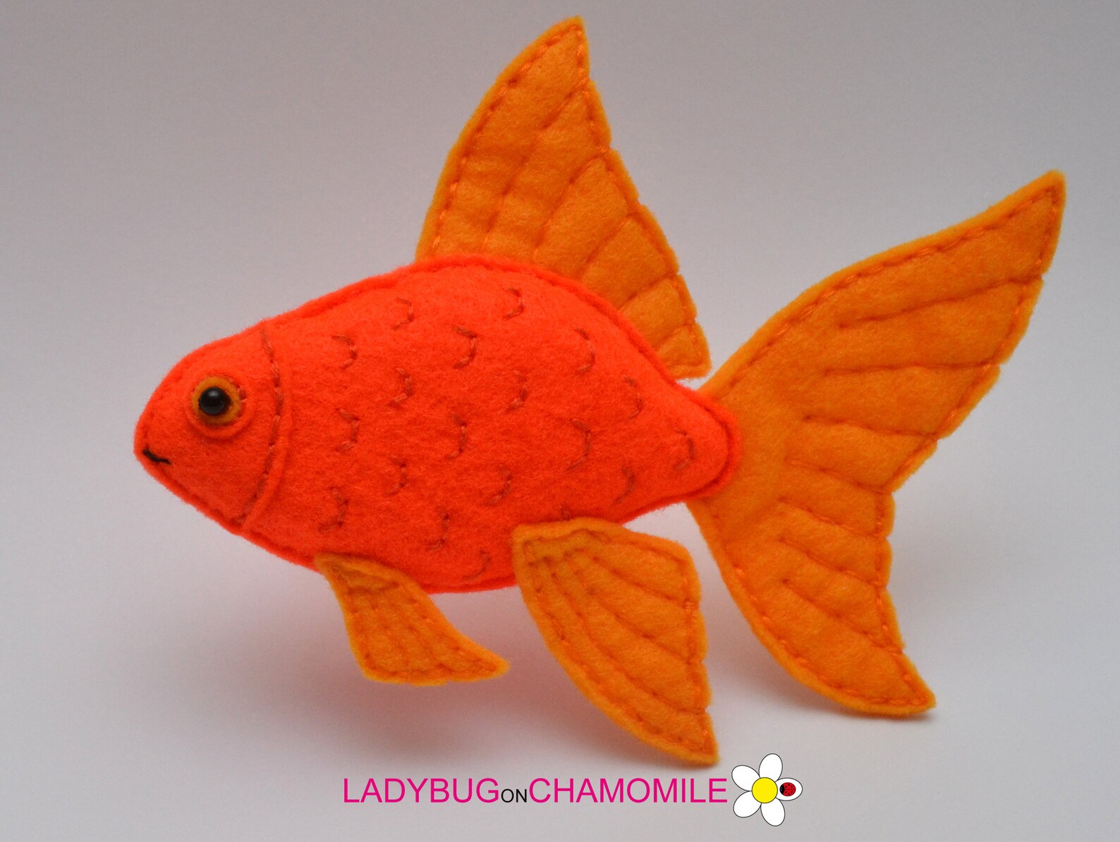 GOLDFISH Felt Toy, Ornament, Magnet - Etsy