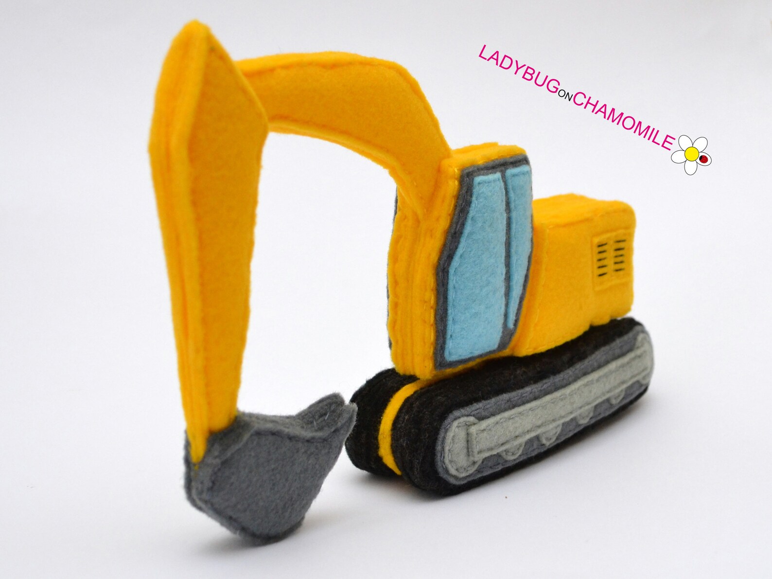 Felt DIGGER EXCAVATOR Ornament Toy. - Etsy