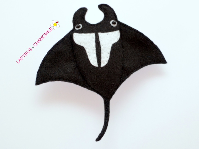 Eagle RAY MANTA RAY Cownose Ray Felt Toy Ornament Magnet - Etsy