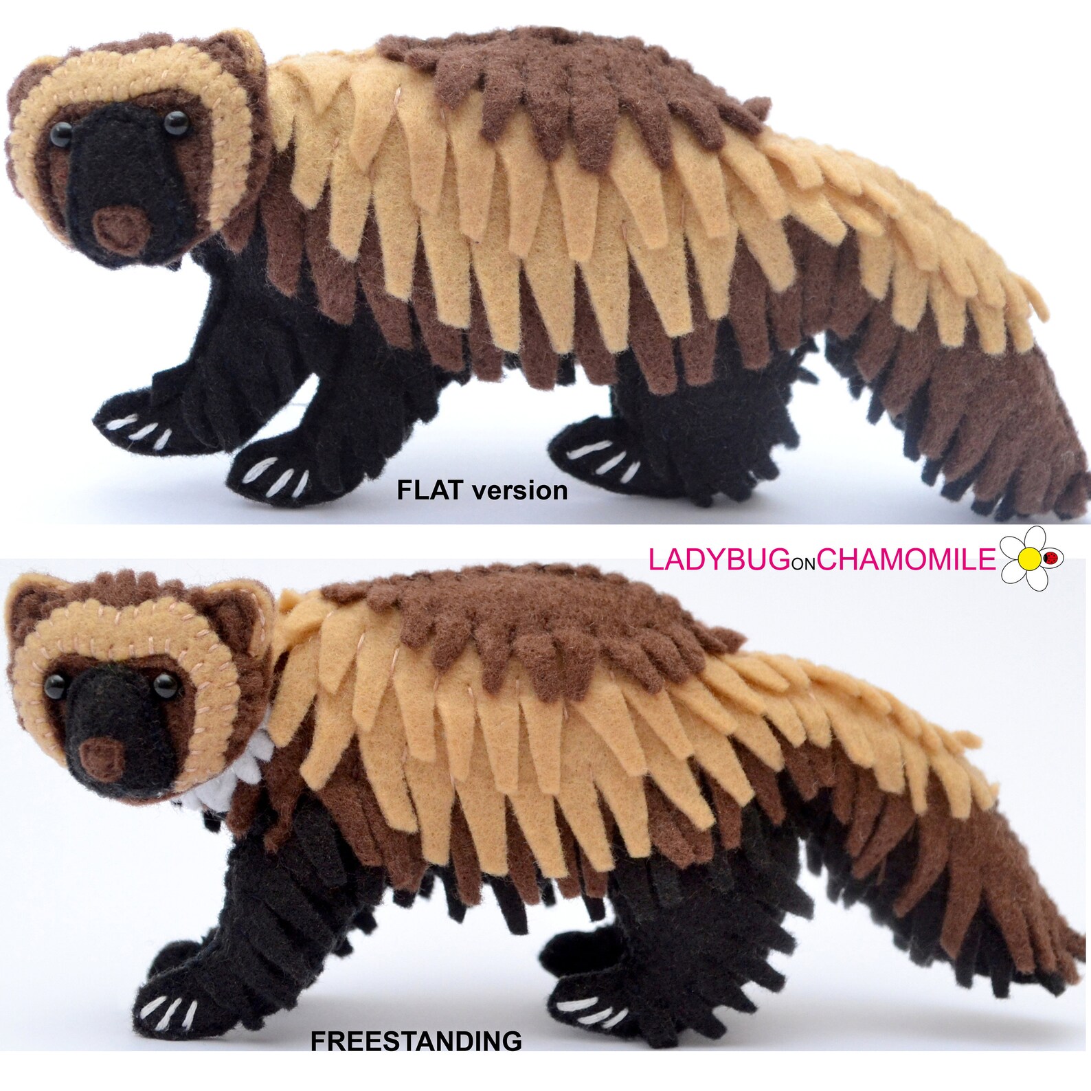 WOLVERINE Felt Toy, Ornament - Etsy