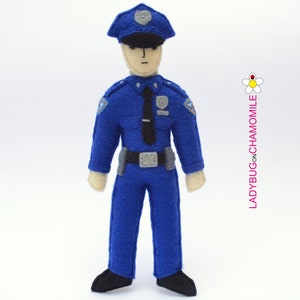 Felt POLICEMAN Ornament, Toy, Magnet. - Etsy
