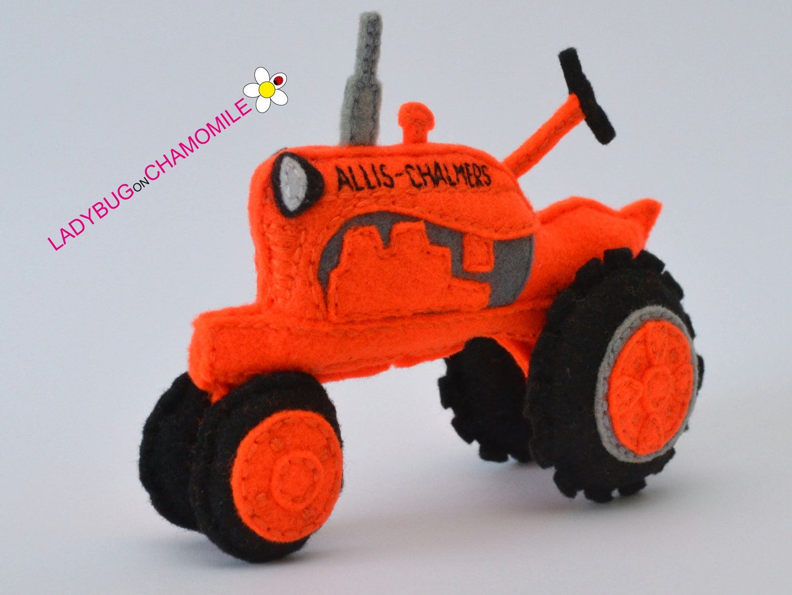 Felt TRACTOR Ornament Toy. | Etsy