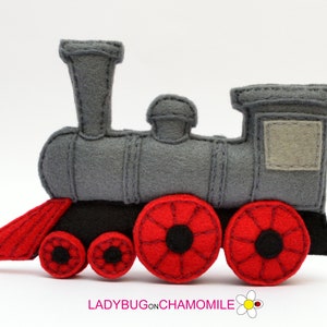 Felt TRAIN (LOCOMOTIVE) Ornament, Toy - Etsy