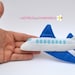 AIRPLANE Felt Ornament, Toy - Etsy