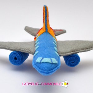 AIRPLANE Felt Ornament, Toy - Etsy