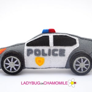 Felt POLICE CAR Toy Ornament - Etsy