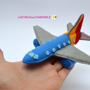 AIRPLANE Felt Ornament, Toy - Etsy