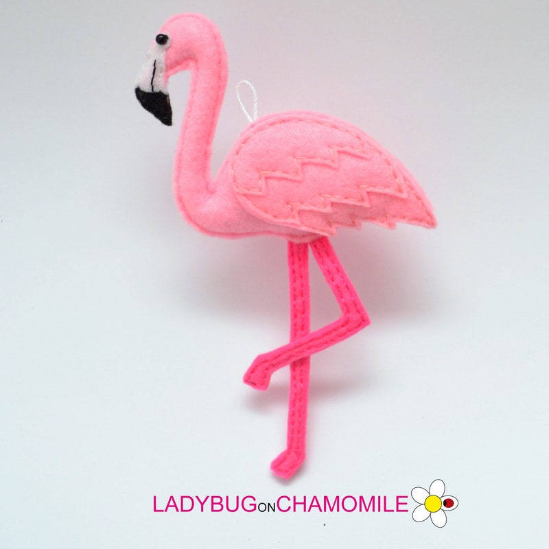 Felt Flamingo Ornament - Etsy