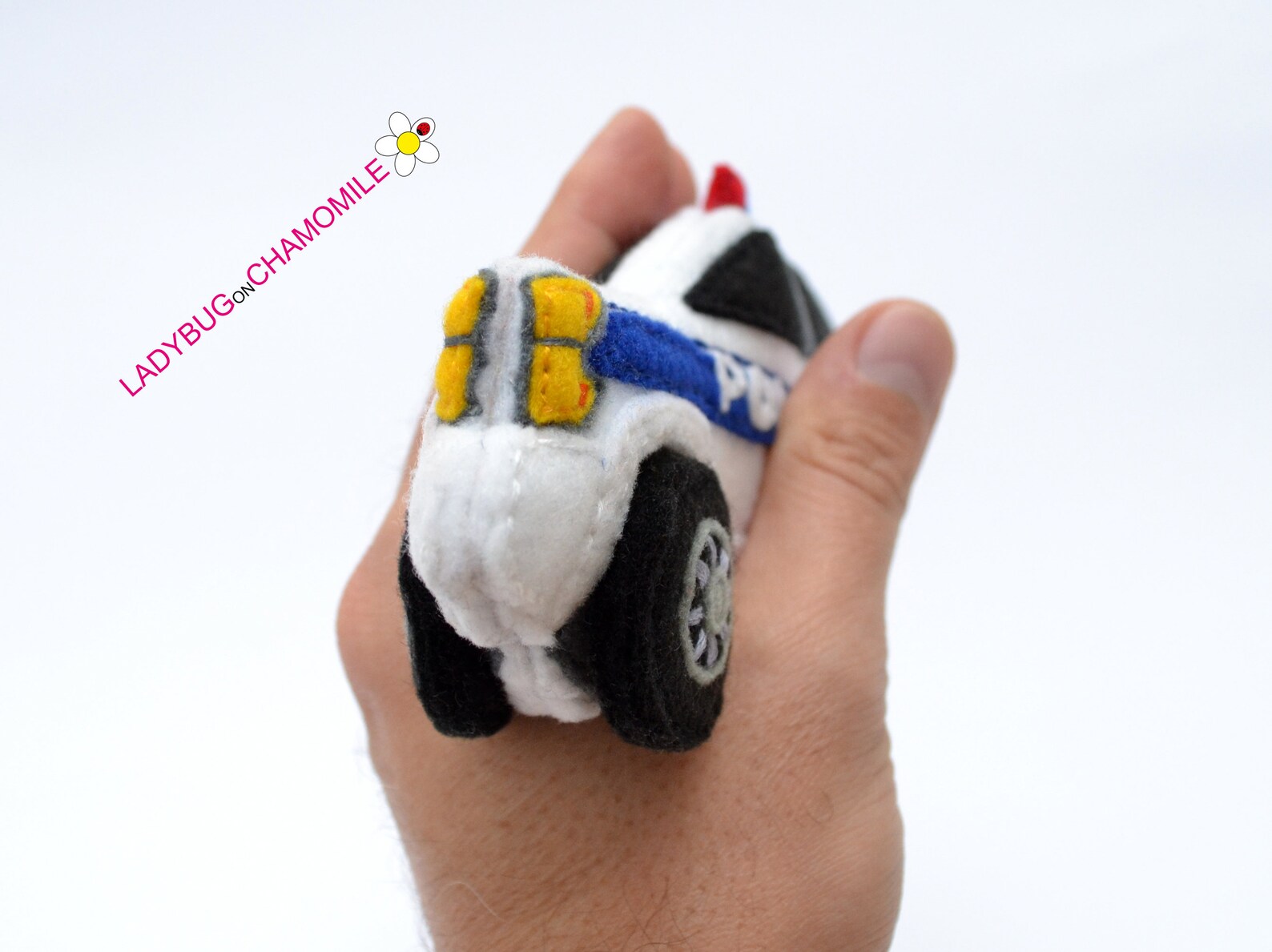 Felt POLICE CAR Toy Ornament - Etsy