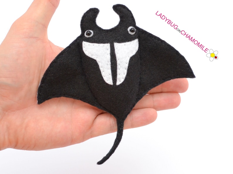 Eagle RAY MANTA RAY Cownose Ray Felt Toy Ornament Magnet - Etsy