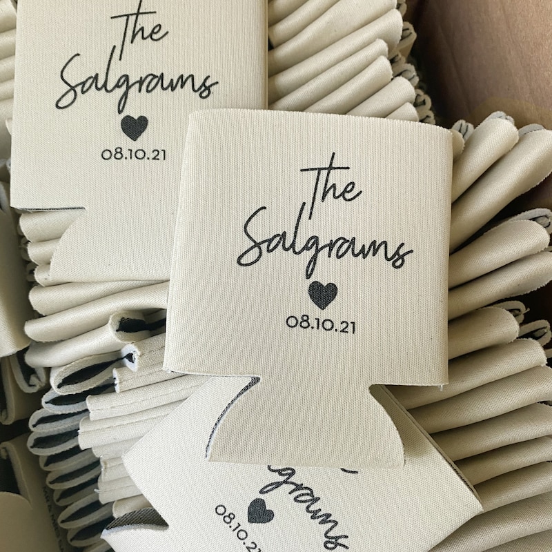 Wedding Koozie Font - Etsy