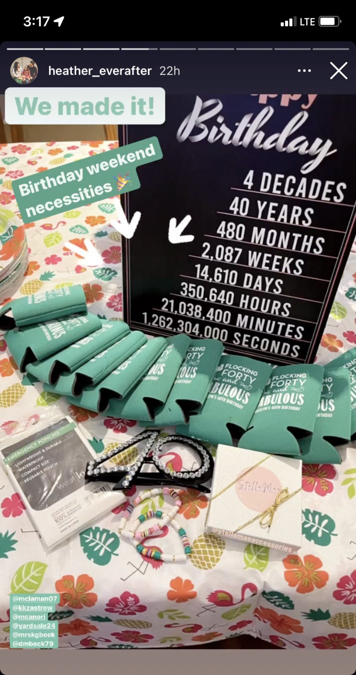 Flocking 40 and Fabulous Flamingo Bday 40th Party Favor - Etsy