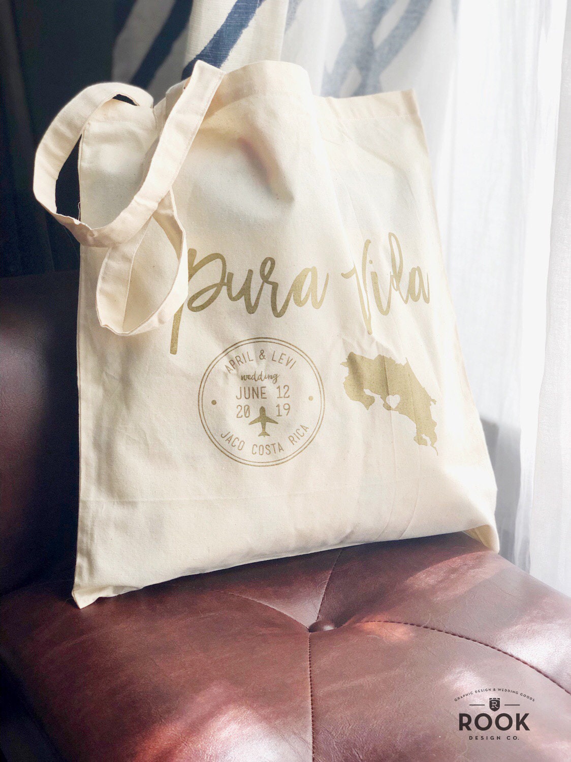 Costa Rica Wedding Tote Bag: Pura Vida Destination Welcome Bag - Etsy