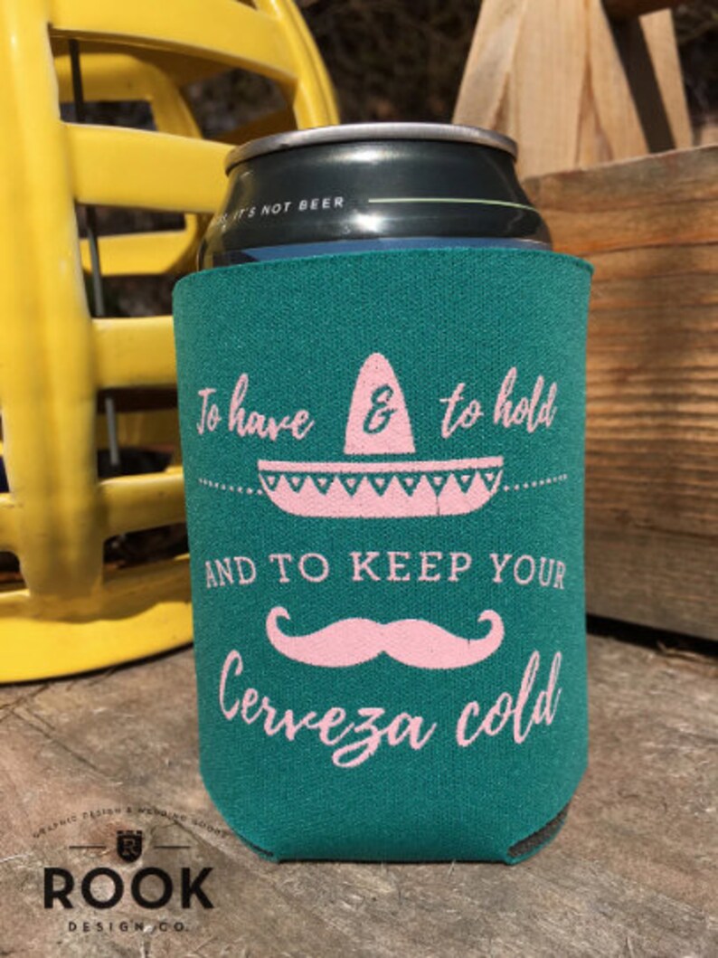 Keep Your Cerveza Cold Can Coolers Fiesta Beer Coolers - Etsy